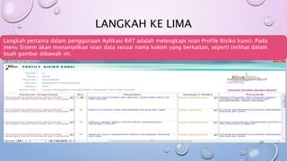 Bahan bimtek penyusunan profil risiko dan penyelelenggaraan manajemen ...