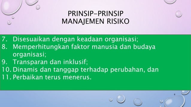 Bahan bimtek penyusunan profil risiko dan penyelelenggaraan manajemen ...