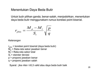Bahan evaluasi pembelajarann 2 | PPT