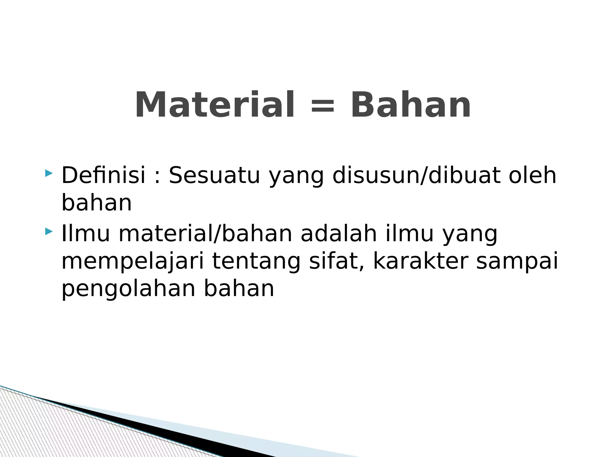 Bahan fisika material | PDF