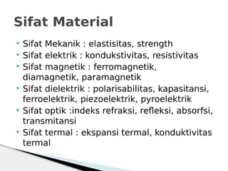 Bahan fisika material | PDF