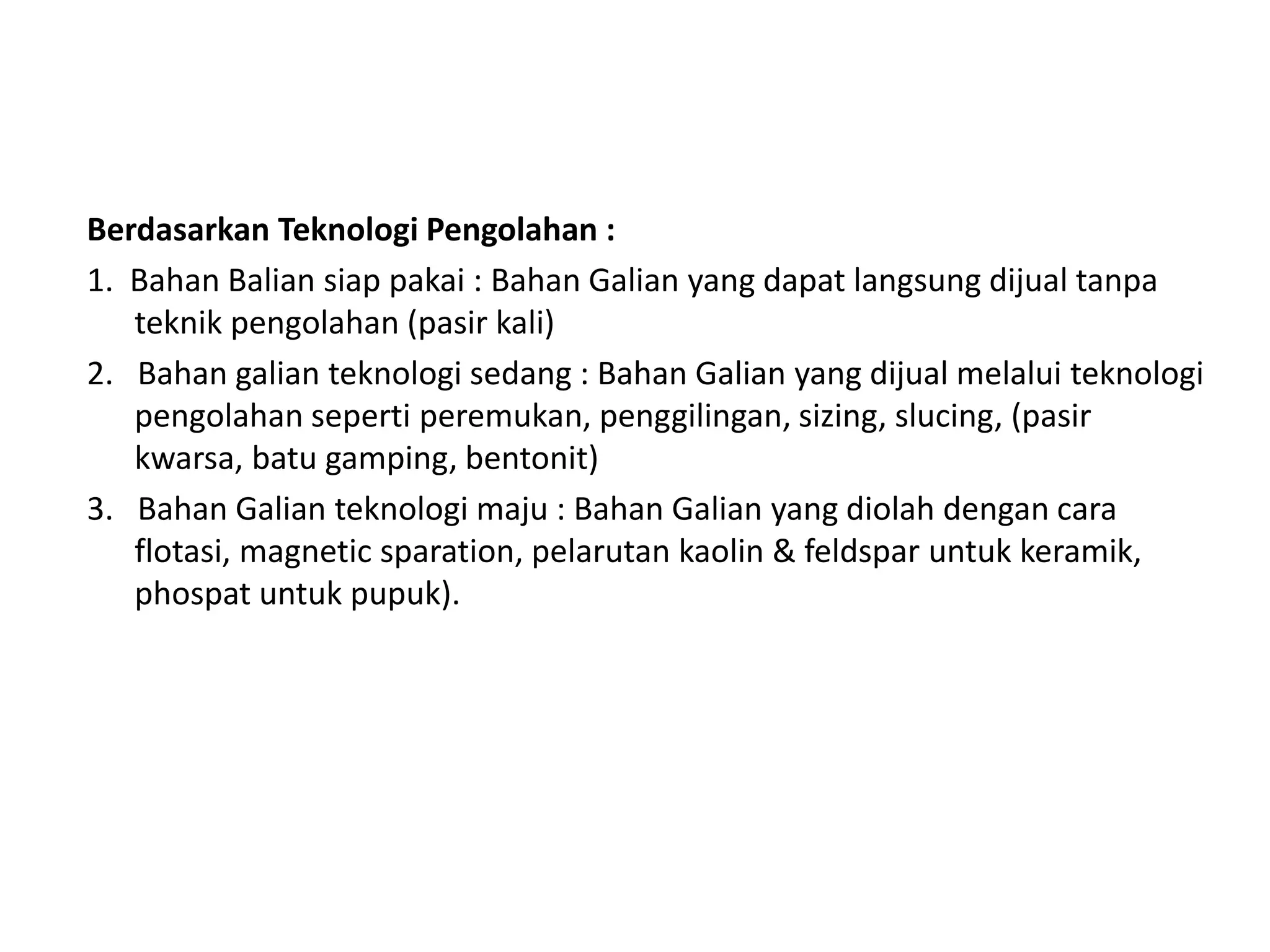 Bahan galian industri | PPTX