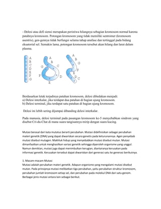 Bahan genetika | DOCX