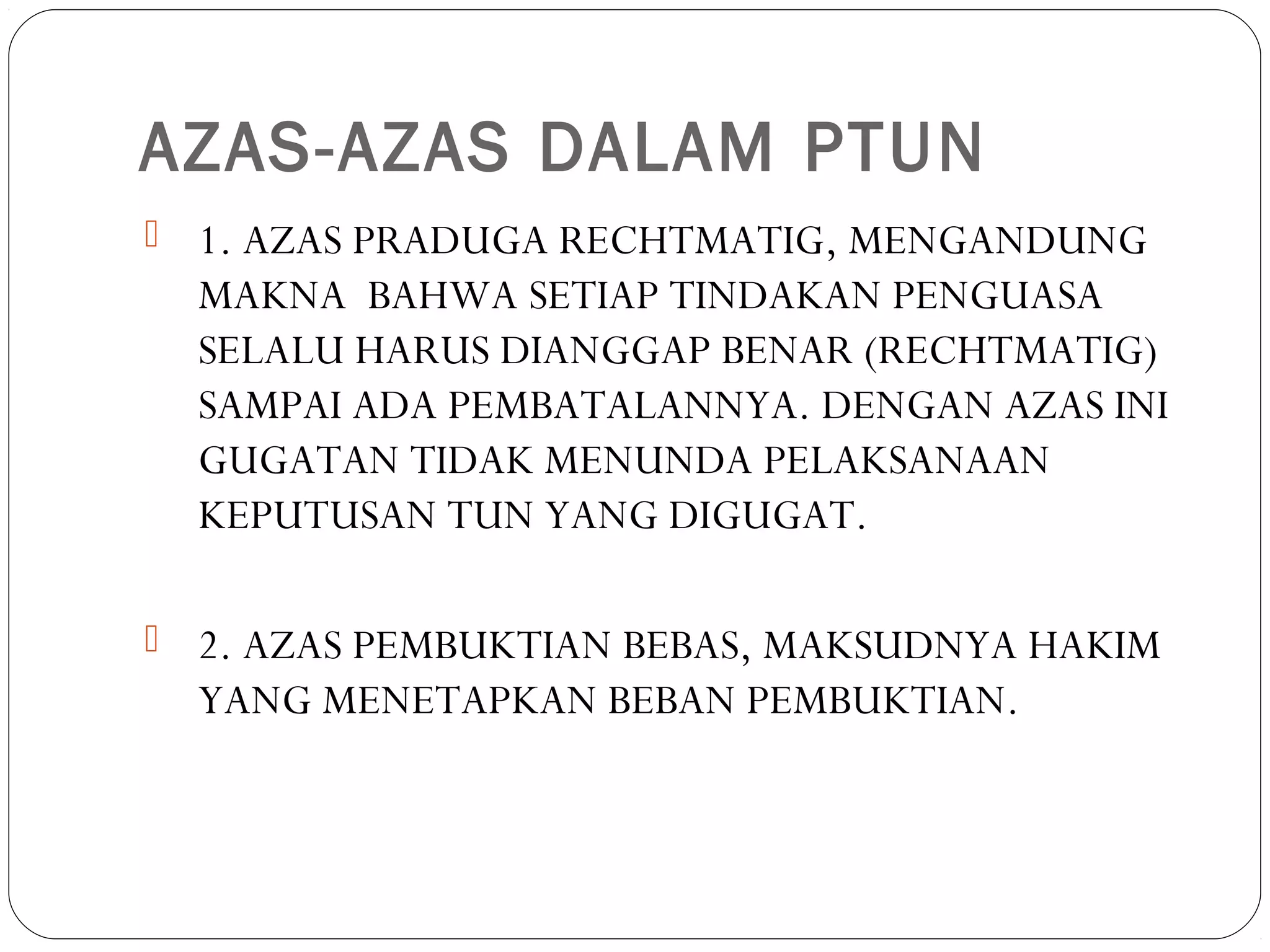 HUKUM ACARA PERADILAN TATA USAHA NEGARA | PPT