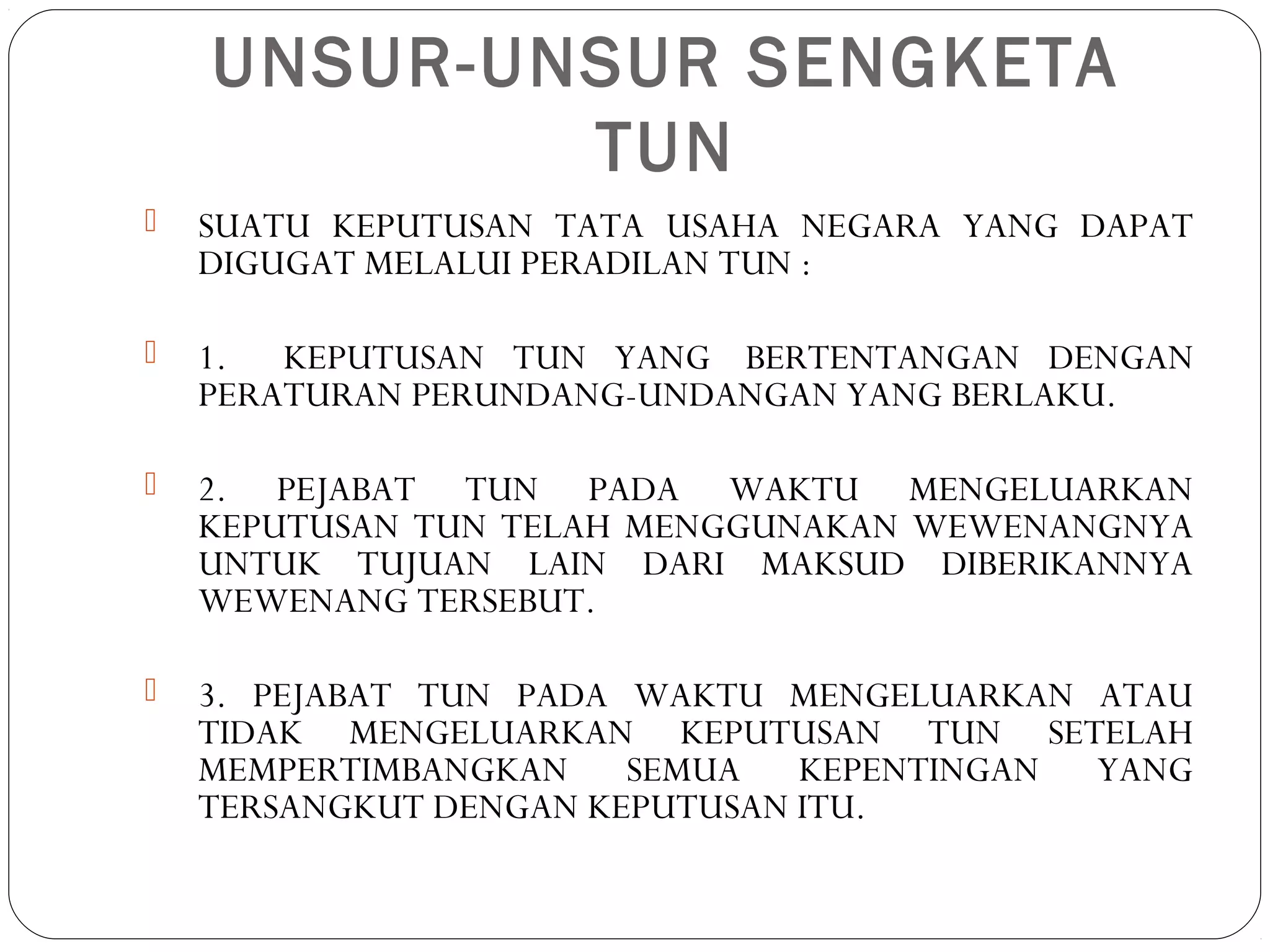 HUKUM ACARA PERADILAN TATA USAHA NEGARA | PPT
