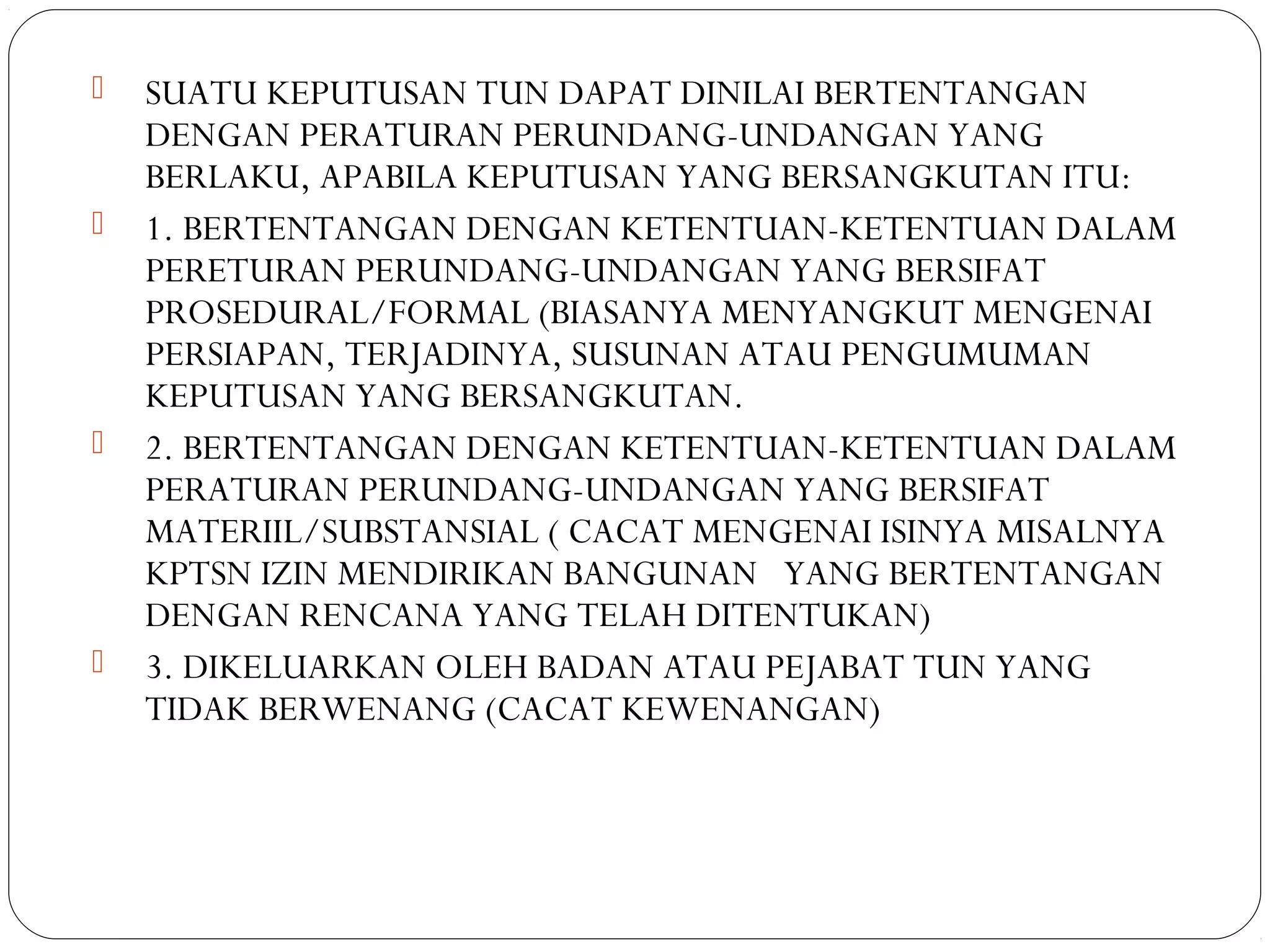 HUKUM ACARA PERADILAN TATA USAHA NEGARA | PPT