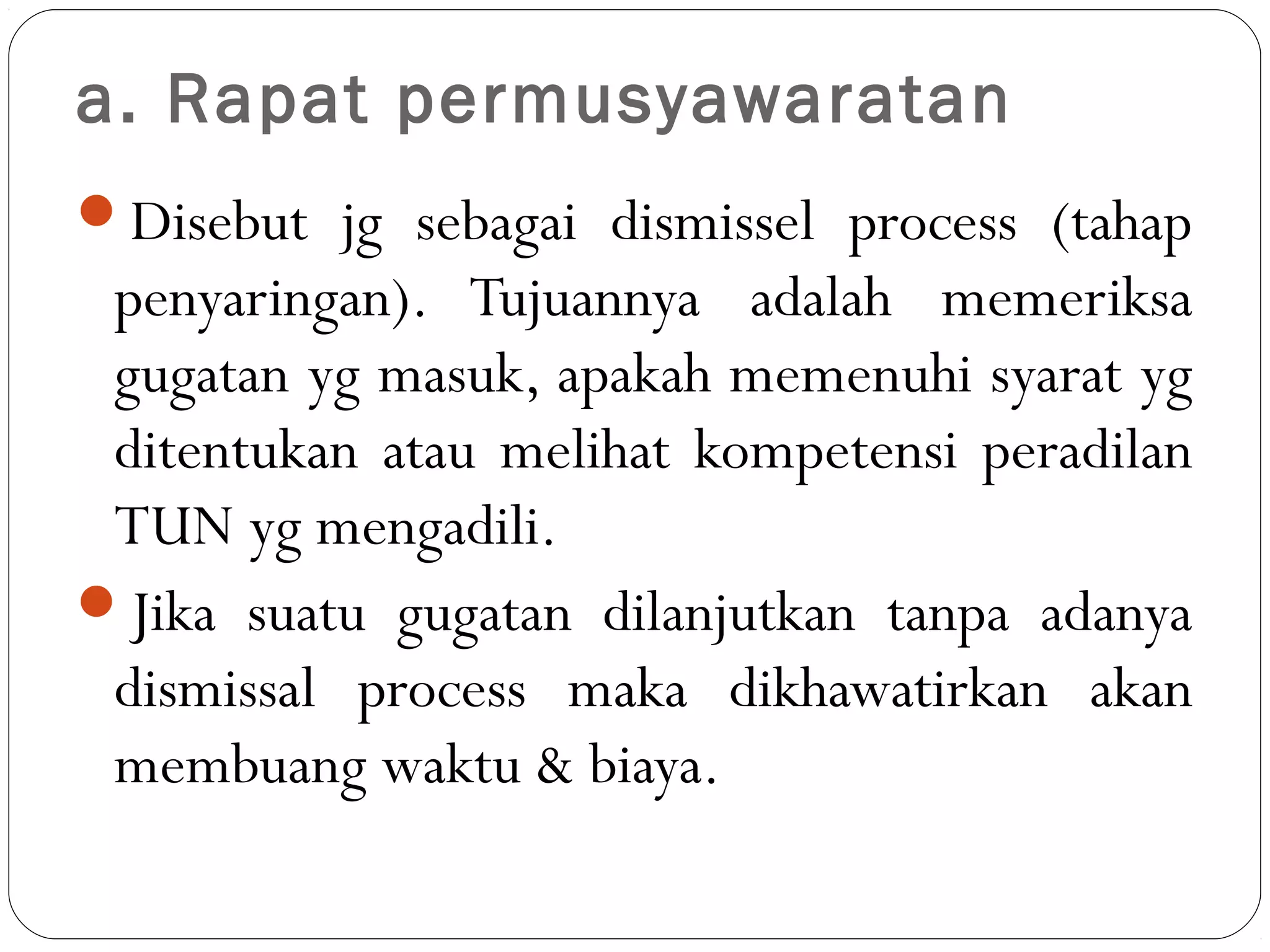 HUKUM ACARA PERADILAN TATA USAHA NEGARA | PPT