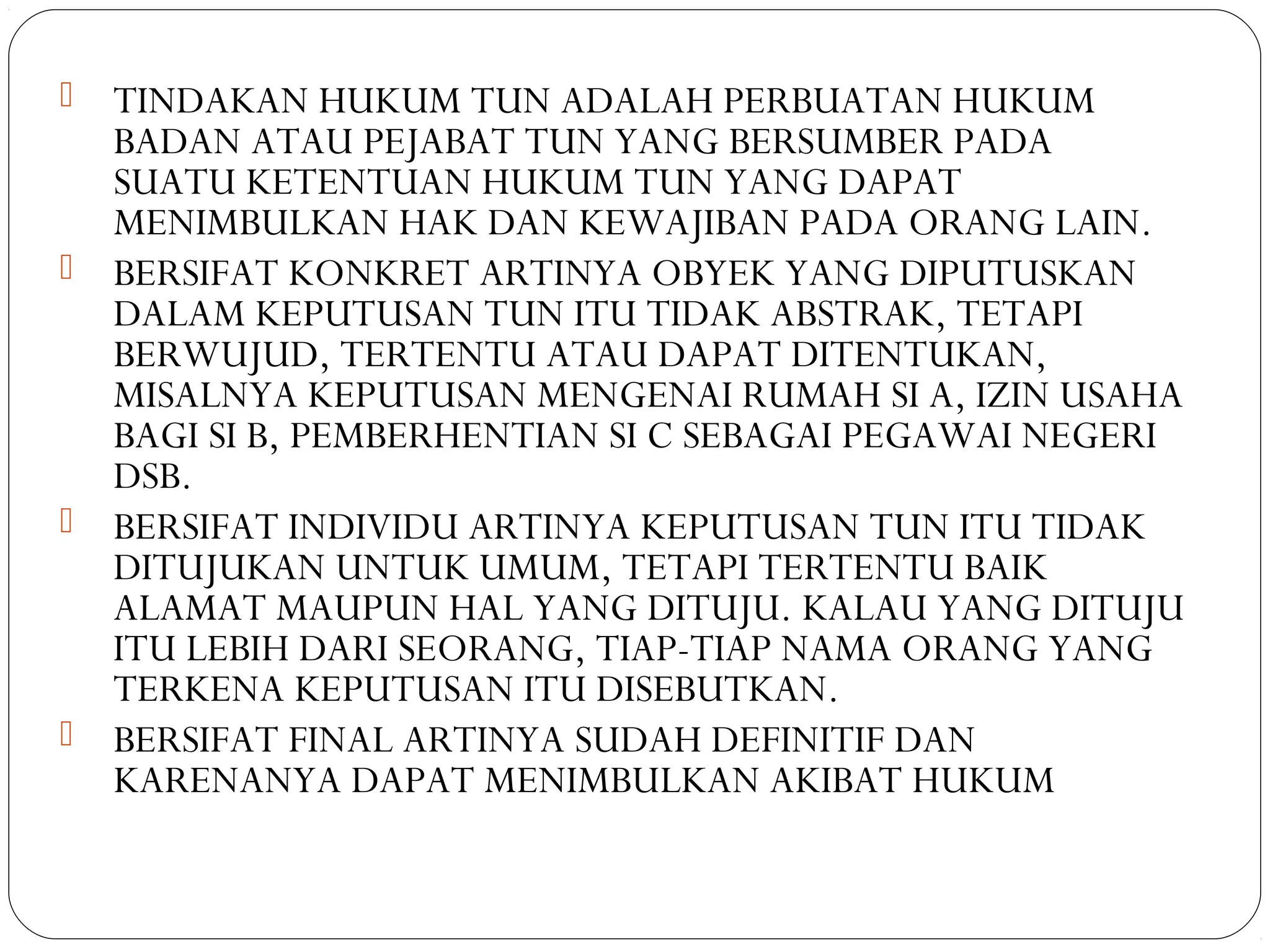 HUKUM ACARA PERADILAN TATA USAHA NEGARA | PPT