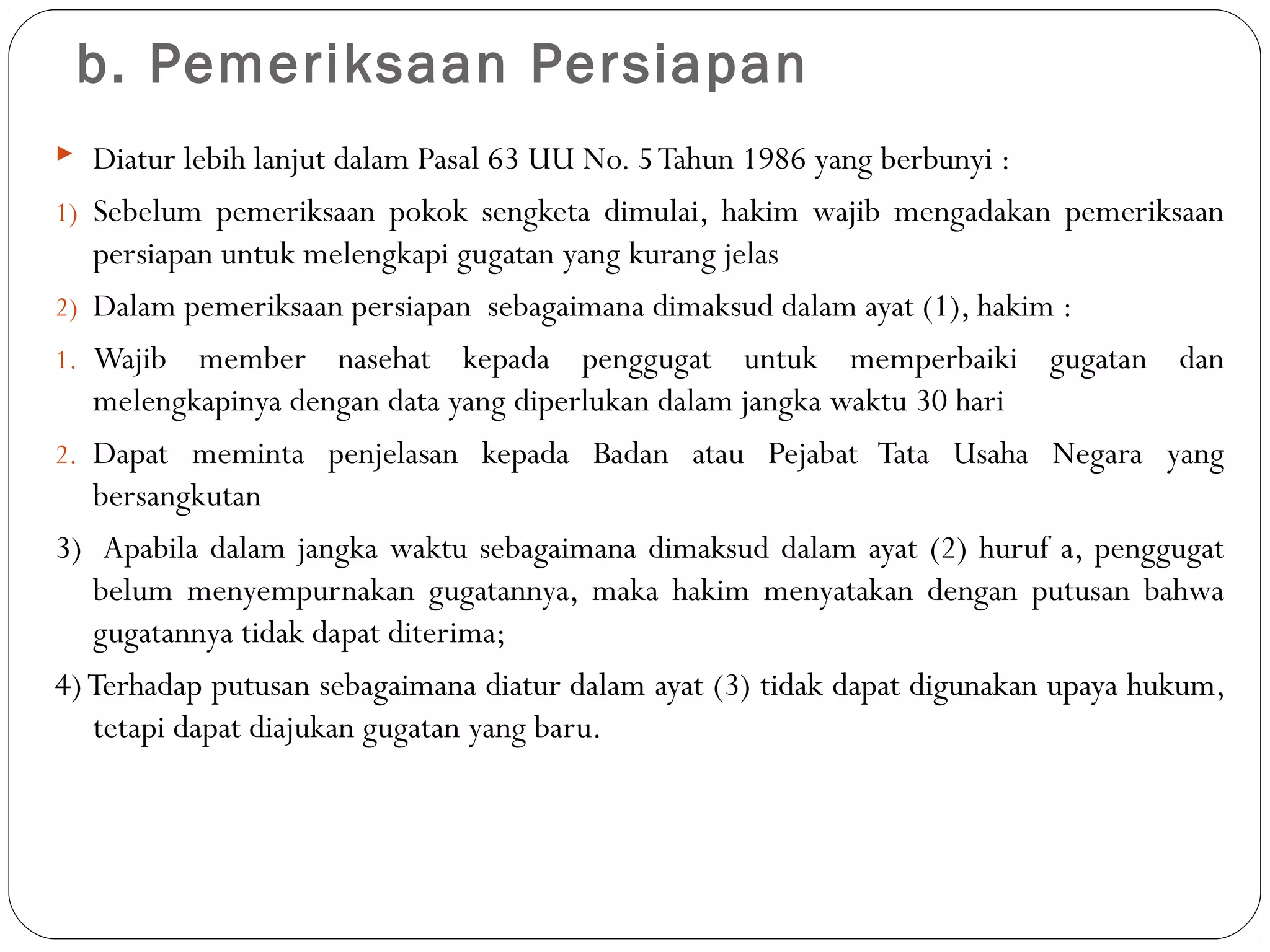 HUKUM ACARA PERADILAN TATA USAHA NEGARA | PPT