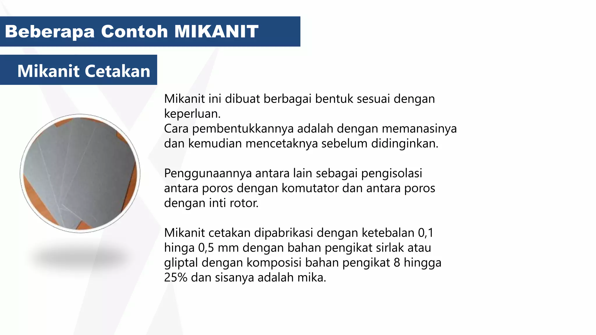 Bahan isolasi mika wahyu & lukman | PPTX