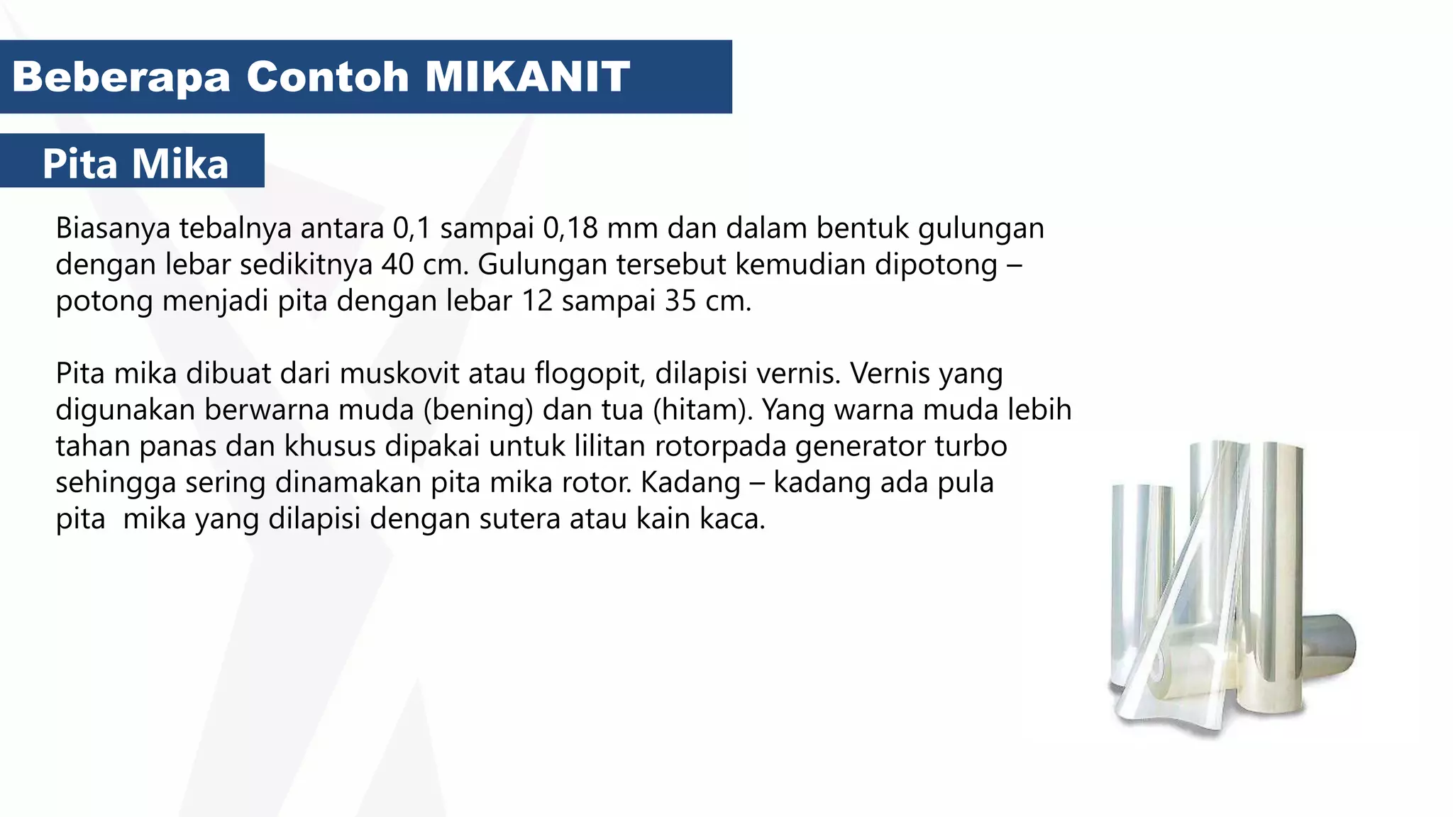 Bahan isolasi mika wahyu & lukman | PPTX