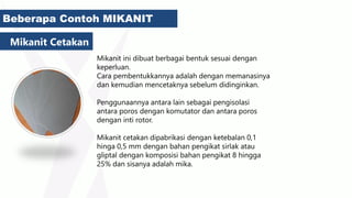 Bahan isolasi mika wahyu & lukman | PPTX