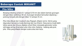 Bahan isolasi mika wahyu & lukman | PPTX