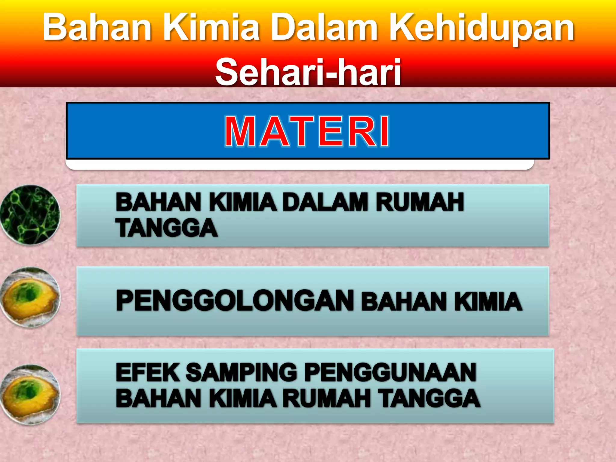 Bahan Kimia Dalam Kehidupan Sehari-hari | PPTX