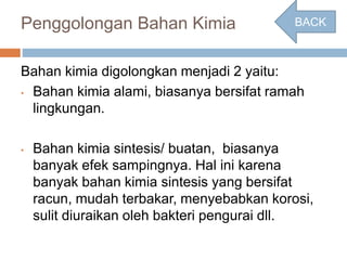 Bahan kimia dalam rumah tangga | PPTX