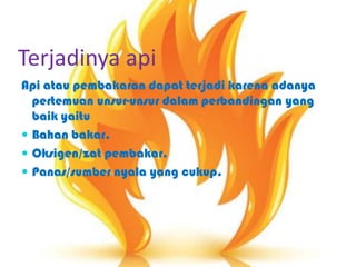 Bahan kimia mudah terbakar | PPTX