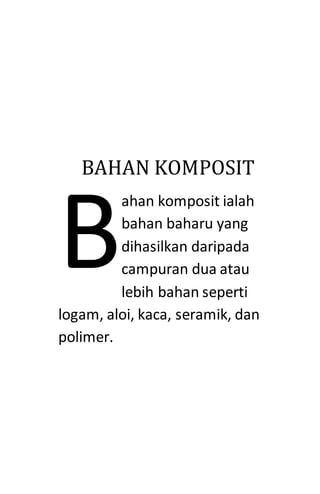 Bahan komposit | DOCX