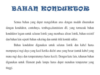 Bahan konduktor[1] | PPT