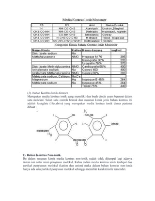 Bahan kontras radiografi | PDF