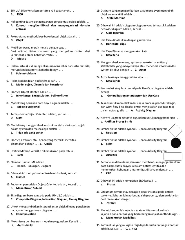 Bahan kuis psbo | PDF