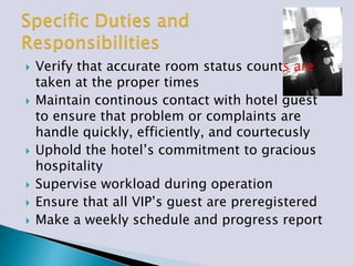 Rooms Division Management | PPTX
