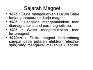 Bahan magnet | PPT