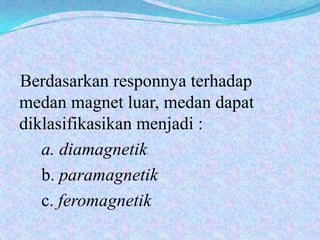 Bahan magnetisasi | PPTX