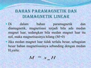 Bahan magnetisasi | PPTX
