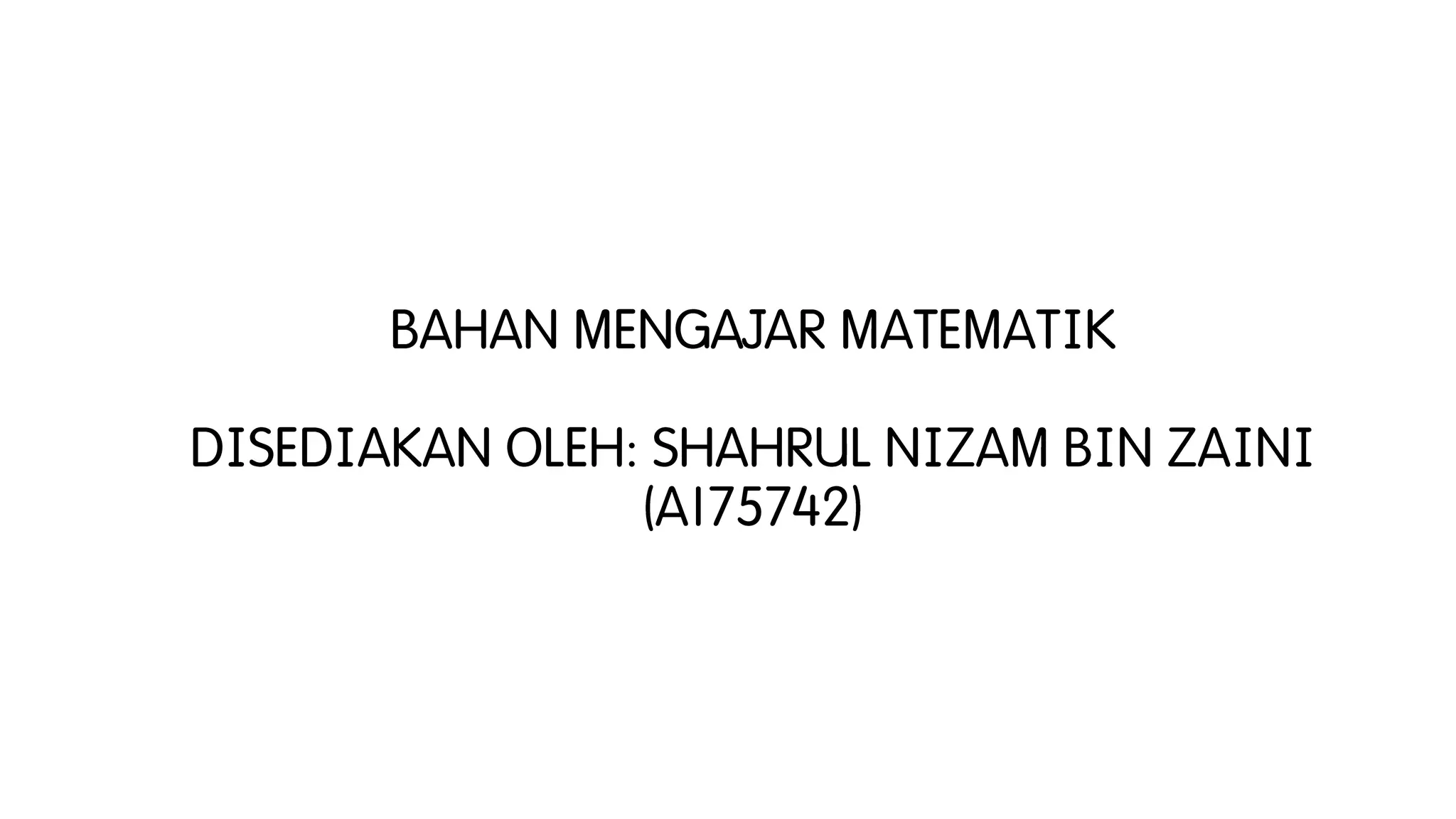 Bahan Mengajar Matematik.pdf