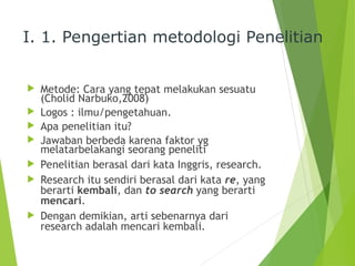 BAHAN METOPEL METODE PEN KUALITATIF .ppt