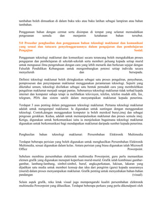 Bahan model murugan | DOCX