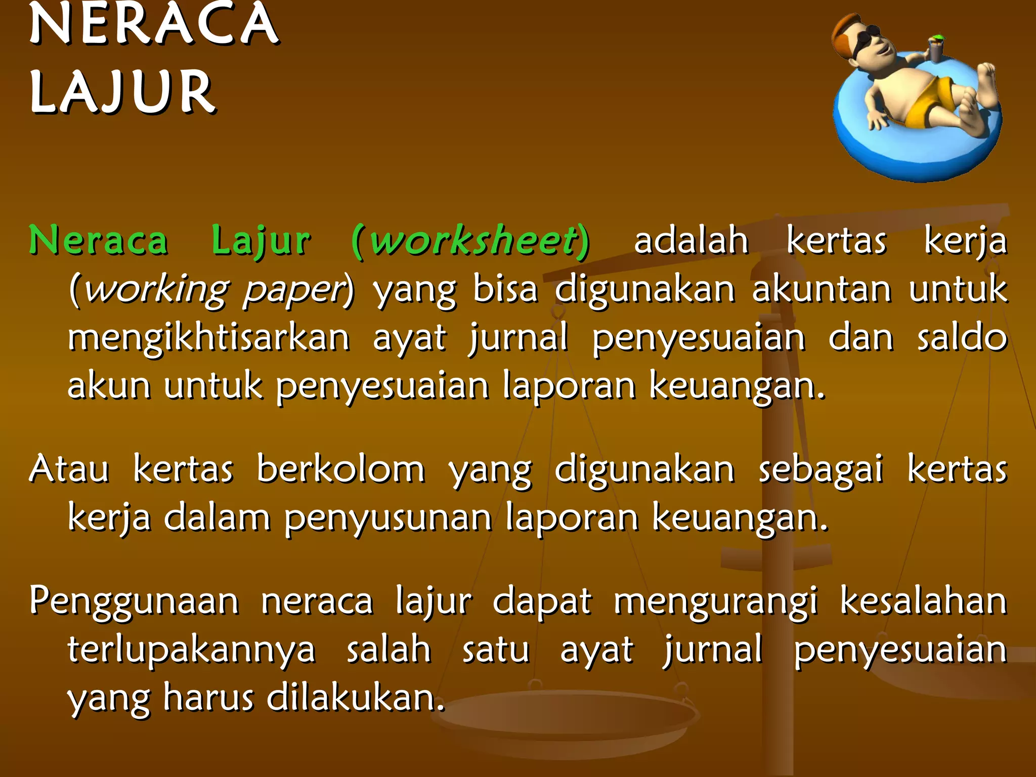 Neraca Lajur | PPT