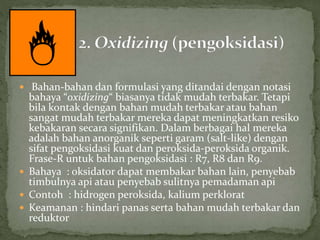 Bahan oksidator | PPTX