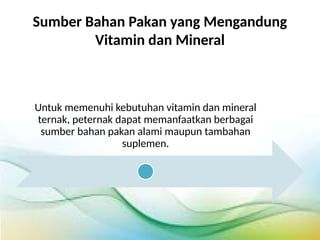 BAHAN PAKAN SUMBER VITAMIN DAN MINERAL.pptx