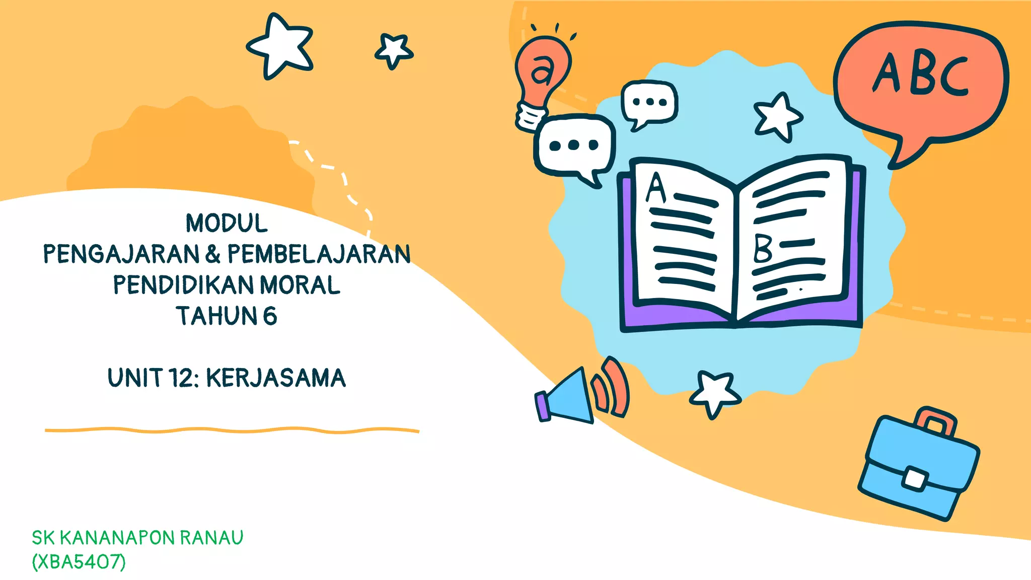 bahan pdp pendidikan moral T6 tema kerjasama sk kananapon2022.pptx