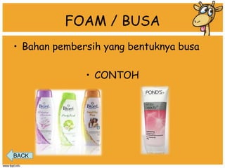 Bahan pembersih | PPTX