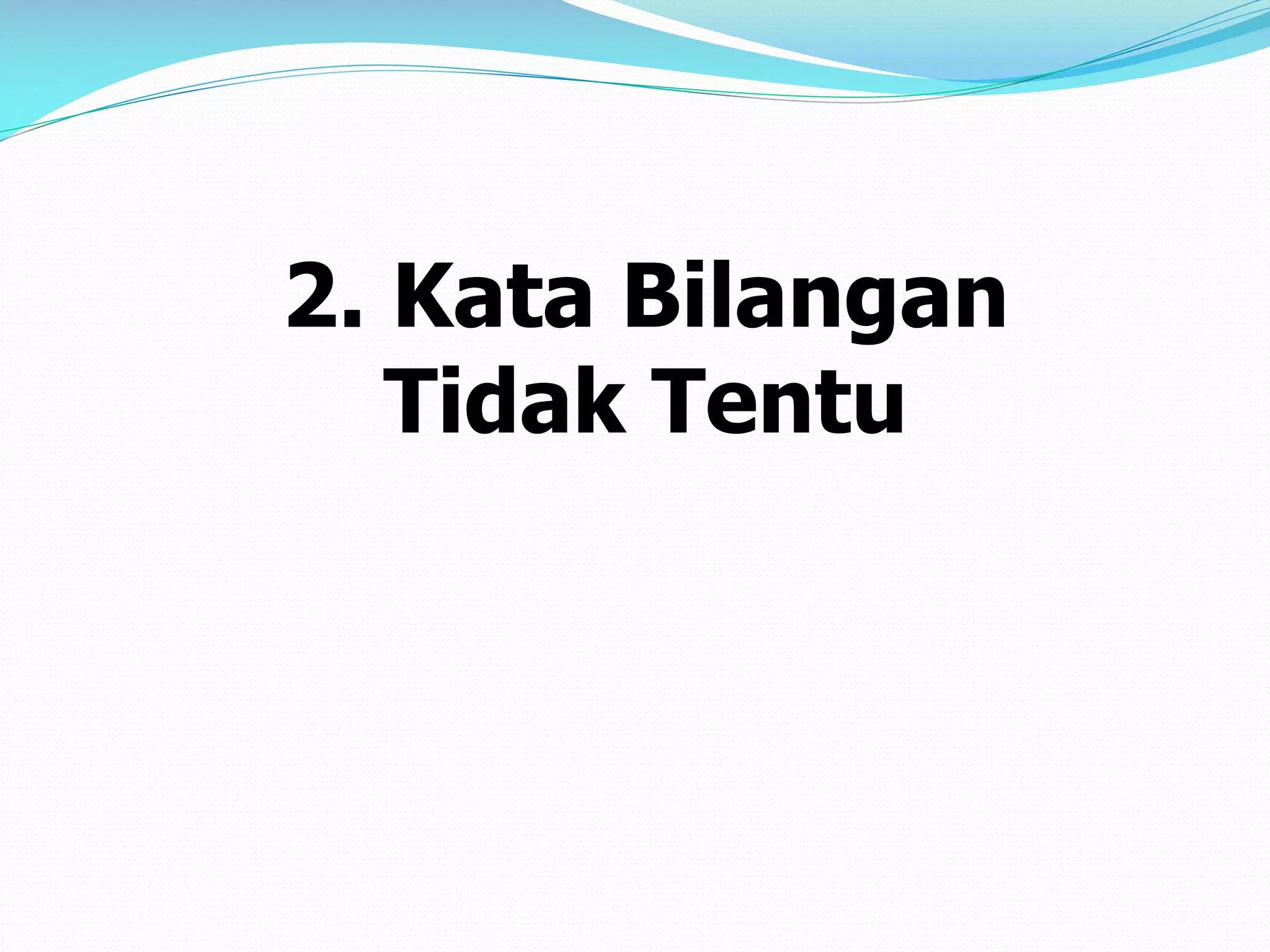 Bahan pengajaran bm tahun 3 - kata bilangan | PPTX