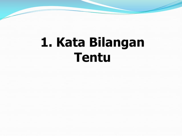 Bahan pengajaran bm tahun 3 - kata bilangan | PPTX