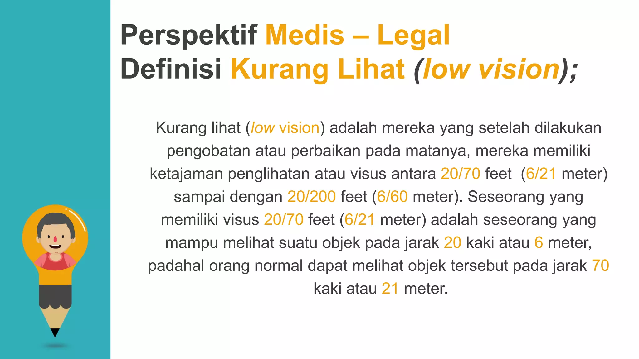 PPT 2.1 - Terminologi Anak dengan Gangguan Penglihatan | PDF