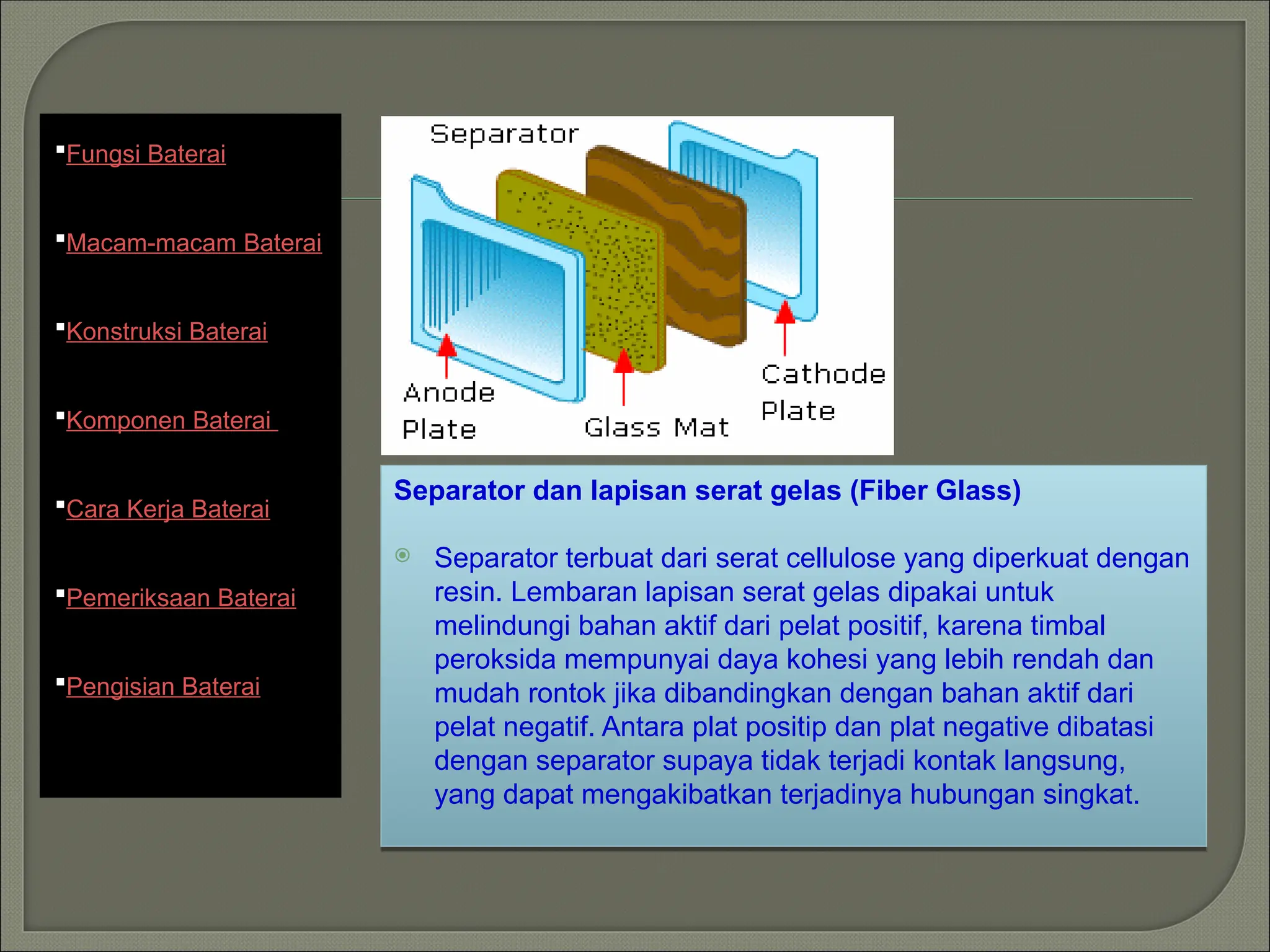 BAHAN_PRESENTASI_MATERI_BATERAI teknik kendaraan ringan | PPT