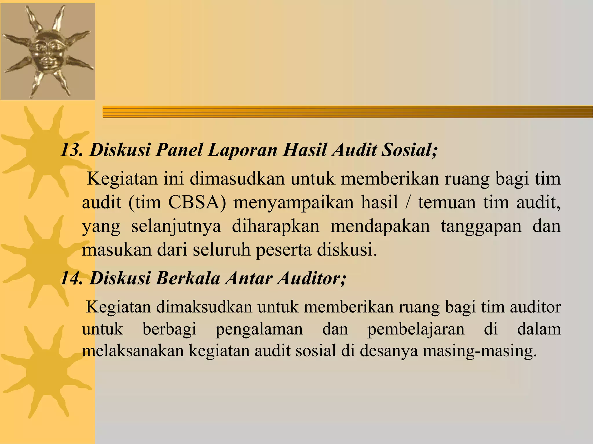 Pengembangan Skema Audit Sosial Berbasis Masyarakat Dalam PNPM - MP di Provinsi NTB | PPT