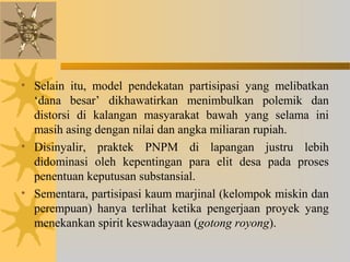 Pengembangan Skema Audit Sosial Berbasis Masyarakat Dalam PNPM - MP di Provinsi NTB | PPT
