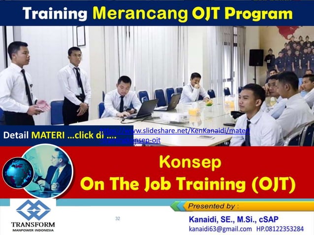 Bahan Presentasi_Rencana Inhouse Training "Perancangan OJT yang Efektif ...