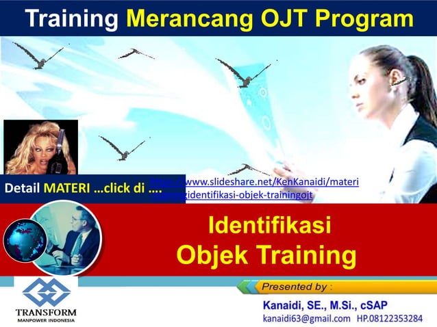 Bahan Presentasi_Rencana Inhouse Training "Perancangan OJT yang Efektif ...