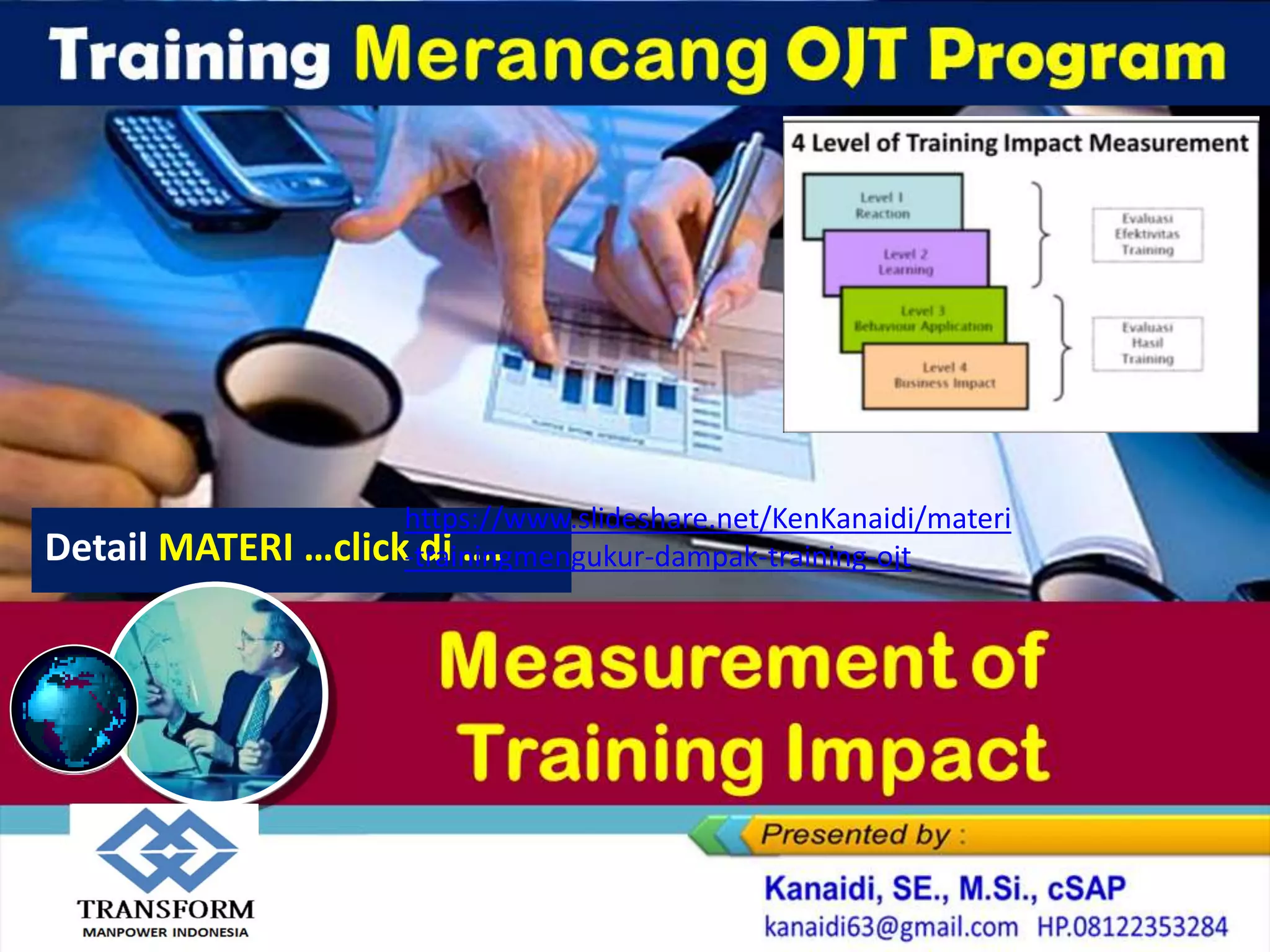Bahan Presentasi_Rencana Inhouse Training "Merancang Program OJT yang ...