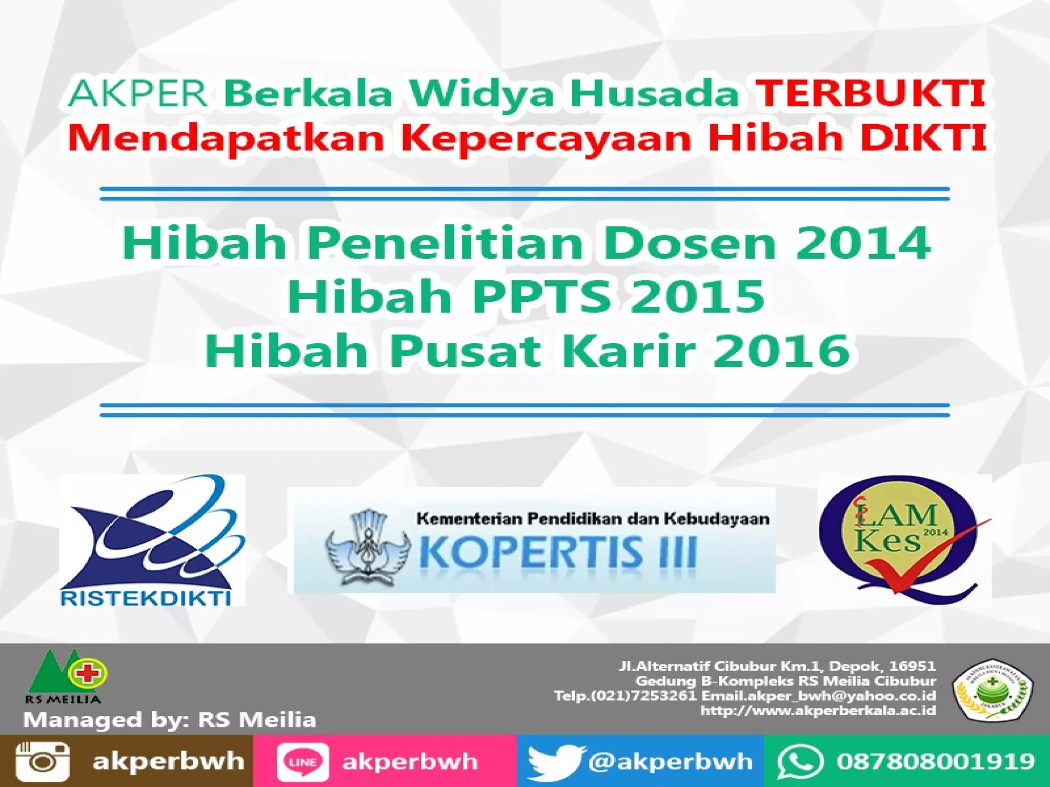 Kenali AKPER RS MEILIA CIBUBUR | PPT