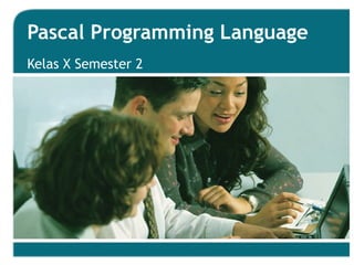 BAHAN PTS GENAP Algoritma dan Pascal Programming Language | PPT