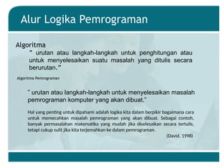 BAHAN PTS GENAP Algoritma dan Pascal Programming Language | PPT