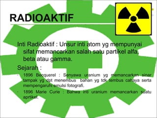 Bahan radioaktif | PPT