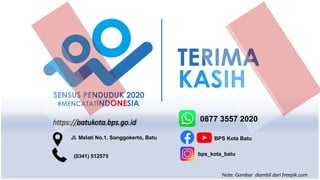 Bahan Rapat Koordinasi Daerah (Rakorda) Sensus Penduduk 2020.pptx